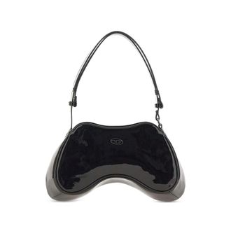 Diesel Play Patent-leather Shoulder Bag
