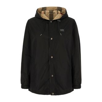 Burberry Homme, Vestes, Noir, Taille: XS Elmhurst Reversible Jacket