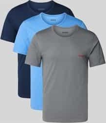 HUGO BOSS T-Shirt mit Label-Print im 3er-Pack
