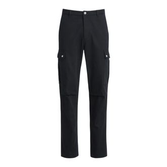 Balmain Baumwoll-Canvas-Cargo-Hose - - Trousers - Herren - Schwarzk - S