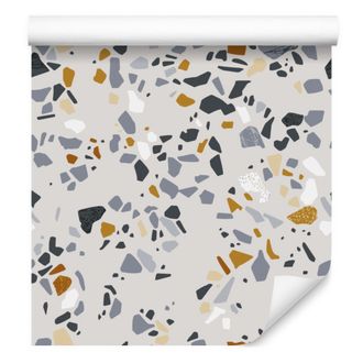 OEM Carta Da Parati Effetto Terrazzo Multicolore Per Soggiorno E Camera Da Letto, 50x1000 Cm