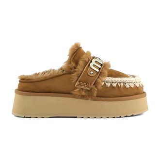 Mou Femme, Chaussures, Beige, Taille: 36 EU Clog Eskimo Platform