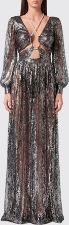 Philipp Plein Langes Spitzenkleid