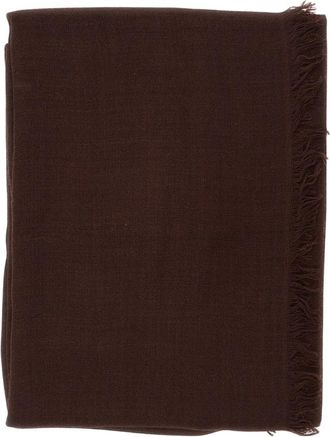 Brunello Cucinelli Kaschmir- und Seidenschal - - Accessories - Damen - Braun - ONE SIZE