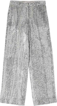 Stella McCartney Casual Hose - Silber
