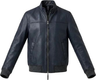 The Jack Leathers Herren, Jacken, Blau, 2XLGr&ouml;&szlig;e