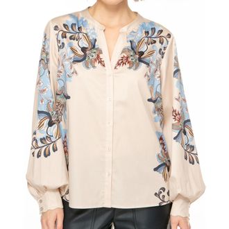 Ivi Seaside Collection 1625 Bluse Tempelblumen - - Blouses & Shirts - Damen - Beige - L