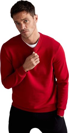 DeFacto Mens T3777AZ Sweatshirt, RED, 4XL