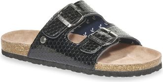 Terre de Marins Damen Moana Hausschuh, Schwarz, 39 EU