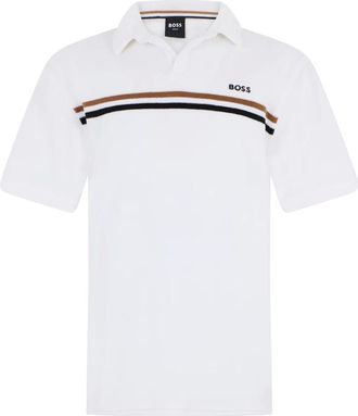 HUGO BOSS Homme, Tops, Blanc, Taille: S Polo Iconic
