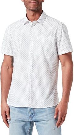 Teddy Smith Chemise Homme Cut MC Middle White