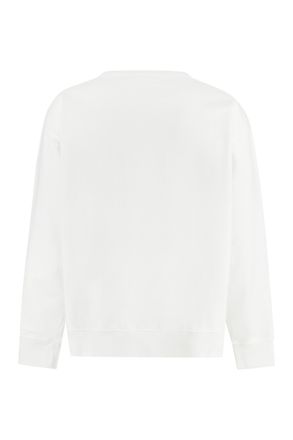 Maison Margiela Baumwoll Sweatshirt mit Rundhalsausschnitt