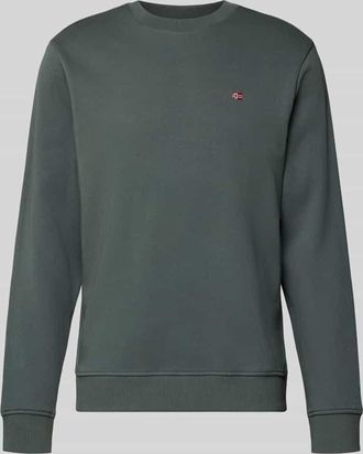 Napapijri Sweatshirt mit Label-Stitching Modell BALIS