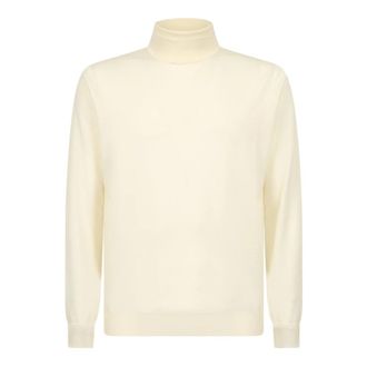Dell'Oglio Herren, Strickwaren, Wei&szlig;, XLGr&ouml;&szlig;e
