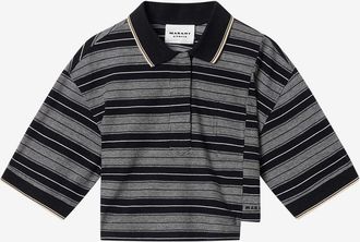 Isabel Marant Polo Isalyne - Femme - Noir Et &Eacute;cru - Taille 34 - Marant &Eacute;toile