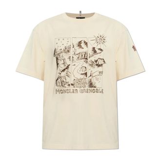 Moncler Apr&egrave;s-Ski T-Shirt - - Tops - Herren - Beige - S