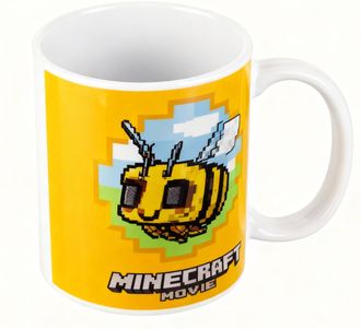 Hox Minecraft Movie Keramiktasse - Creeper Design, 325 ml Kaffee- und Teetasse - offiziell lizenziertes Gamer-Geschenk