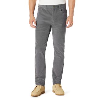 Amazon Essentials Herren Slim Fit 5-Taschen-Cordhose, Kohlegrau, 34W / 34L