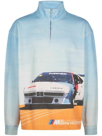 Kith x BMW sweat à fermeture zippée - Bleu