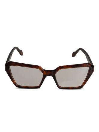 Kàdor lunettes de vue géométriques Kamila - Marron