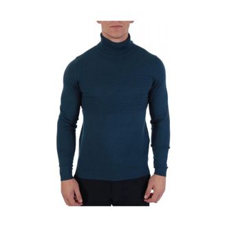 HUGO BOSS Homme, Pulls, Bleu, Taille: M Knit Rollneck Siseono Raf