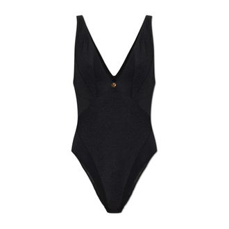 Versace Logo Bodysuit - - Tops - Damen - Schwarzk - S