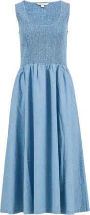 Barbour Femme, Robes, Bleu, Taille: 36 FR Maxi Robes