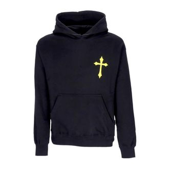 PROPAGANDA Schwarzer Hoodie mit Rippenstil - - Sweatshirts & Hoodies - Herren - Schwarzk - XL