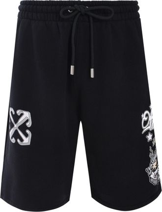 Off-white Dragon Shorts - Schwarz