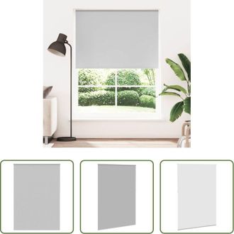 vidaXL vidaXL Fensterrollos - Verdunkelungsrollo 164,4 x 230 cm, Stoffbreite 160 cm, grau