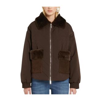 Marella Faux Fur & Shearling Jacken - - Jackets - Damen - Braun - S