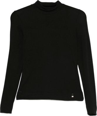 Herno Damen, Strickwaren, Schwarzk, SGr&ouml;&szlig;e