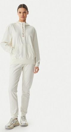 Emporio Armani Jogginganzug 7W000117 AF13135 U0004 Creme Regular Fit