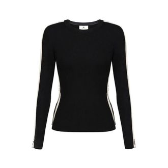 Elisabetta Franchi Damen, Strickwaren, Schwarzk, XLGröße