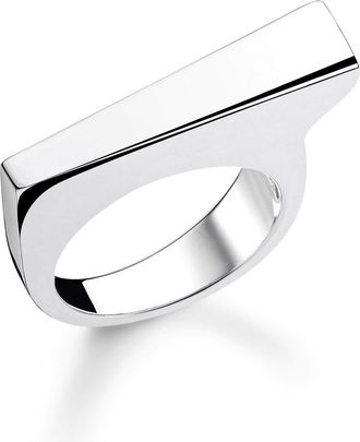 Thomas Sabo Thomas Sabo Damen-Statement-Ringe 925 Sterlingsilber zirkonia - Ringgröße 54 TR2218-001-21-54