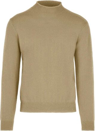 Bomboogie Homme, Pulls, Beige, Taille: L Pull Col Roul&eacute; en Laine M&eacute;rinos
