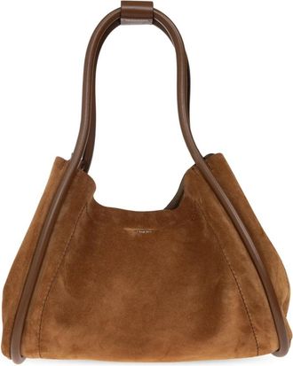 Max Mara Wildleder-Tragetasche Marine - - Bags - Damen - Braun - ONE SIZE