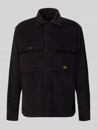 Premium by Jack & Jones Regular Fit Hemdjacke im Allover-Look Modell OLIVER