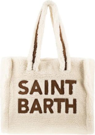MC2 Saint Barth Shopper & Totes - Colette Teddy - Sherpa Handbag With Logo - Gr. unisize - in Beige - f&uuml;r Damen