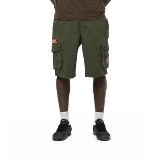 Von Dutch Bermuda Homme Coton, Short Homme Piston avec Poches, Kaki Taille M