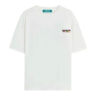 Barrow Barrow, Homme, Tops, Blanc, Taille: L T-shirt en jersey
