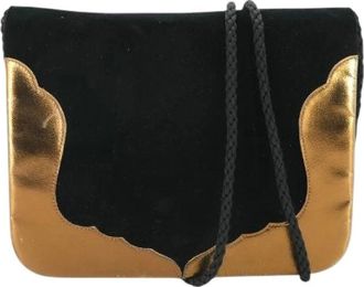 Saint Laurent Sac bandouli&egrave;re de soir&eacute;e Pre-owned - Femme - Pre-owned - Noir - Taille: ONE Size