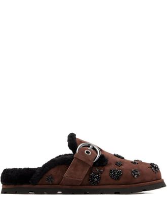 Stuart Weitzman Chrystie Mules mit Schnallendetail - Braun