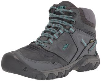 Keen Damen Ridge Flex Mid Wasserdicht Wanderstiefel Klassische Stiefel, Stahlgraues Porzellan, 39.5 EU