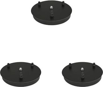 Ledvance Vintage Edition 1906, Canopy schwarz, Halterung Vintage 1906 Pendulum Leuchten, Aluminium Geh&auml;use 4060000000000 (Packung mit 3)