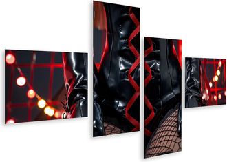 Islandburner Bild auf Leinwand BDSM Fetisch Leder Sexy erotik für Schlafzimmer Liebhaber Erotikshop Bilder Wandbilder Poster
