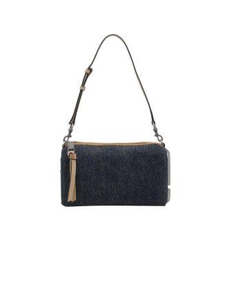 Marc Jacobs Womens Shoulder Bag Blue Cotton - Shoulder-Bags