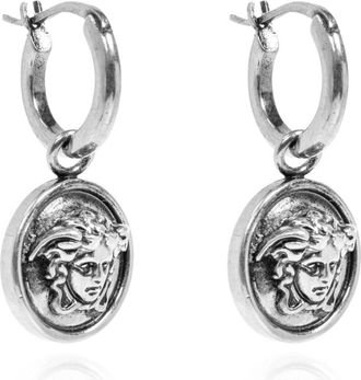 Versace unisex, Accessoires, Gris, Taille: ONE Size Medusa Earrings
