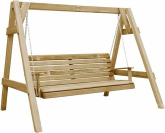 Les Tendances Balancelle de jardin Bois de pin impr&eacute;gn&eacute; 205x150x157