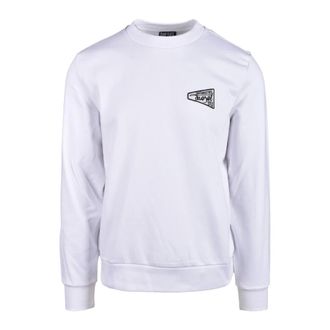 Diesel Homme, Sweatshirts et sweats &agrave; capuche, Blanc, Taille: 2XL SweaT-shirt M&eacute;lange de Coton
